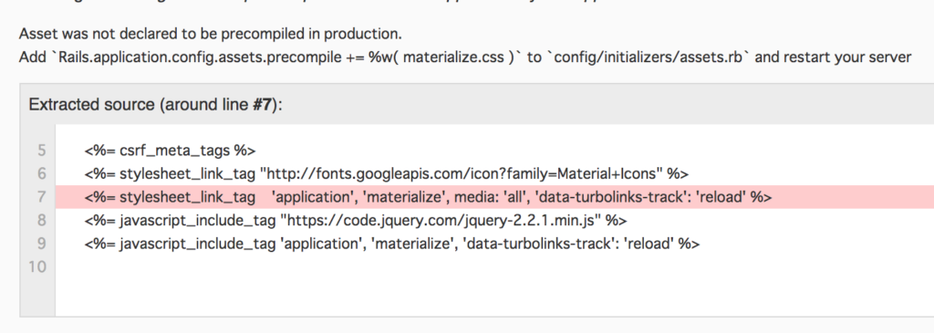 Asset was not declared to be precompiled in production. の解決方法 – ゆーじの技術ブログ